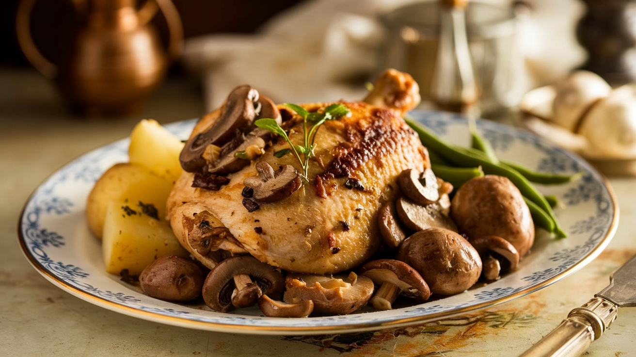 Recette poulet chasseur : un classique réconfortant et parfumé ...