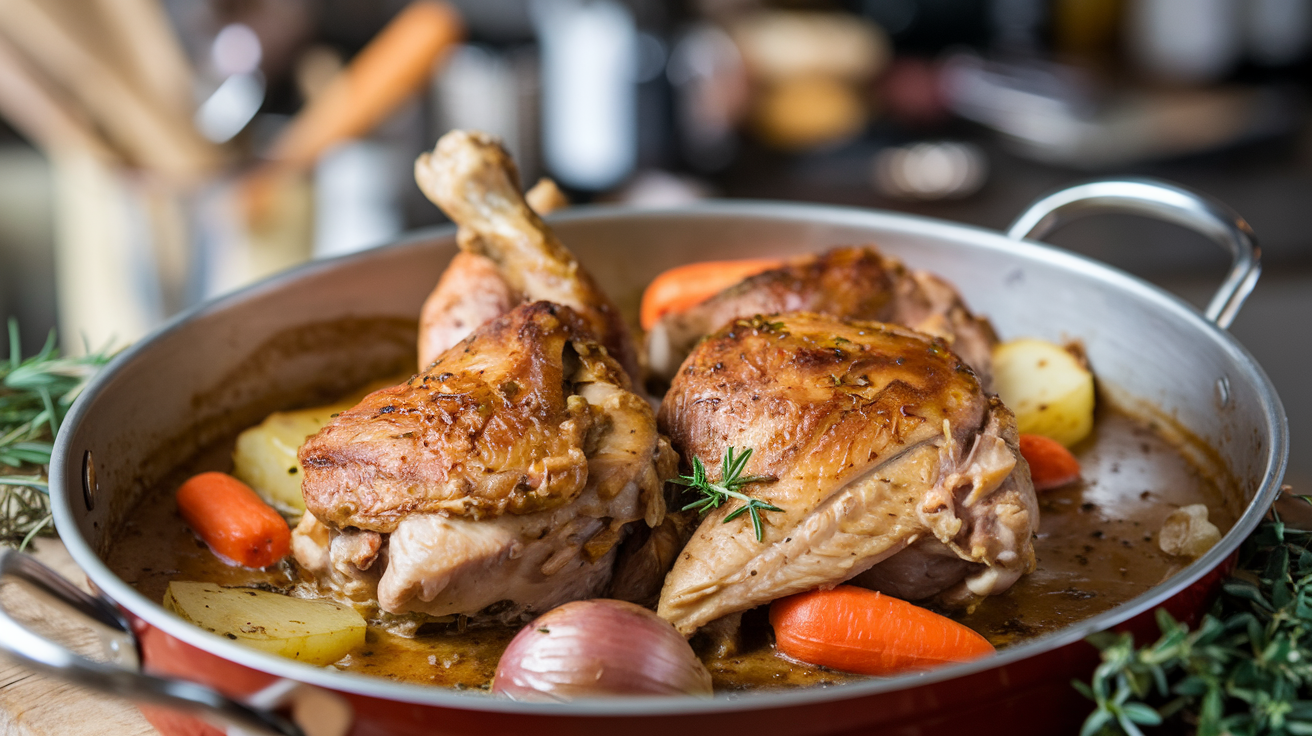 Recette poulet braisé et conseils pour un plat réussi - Chicken Chef